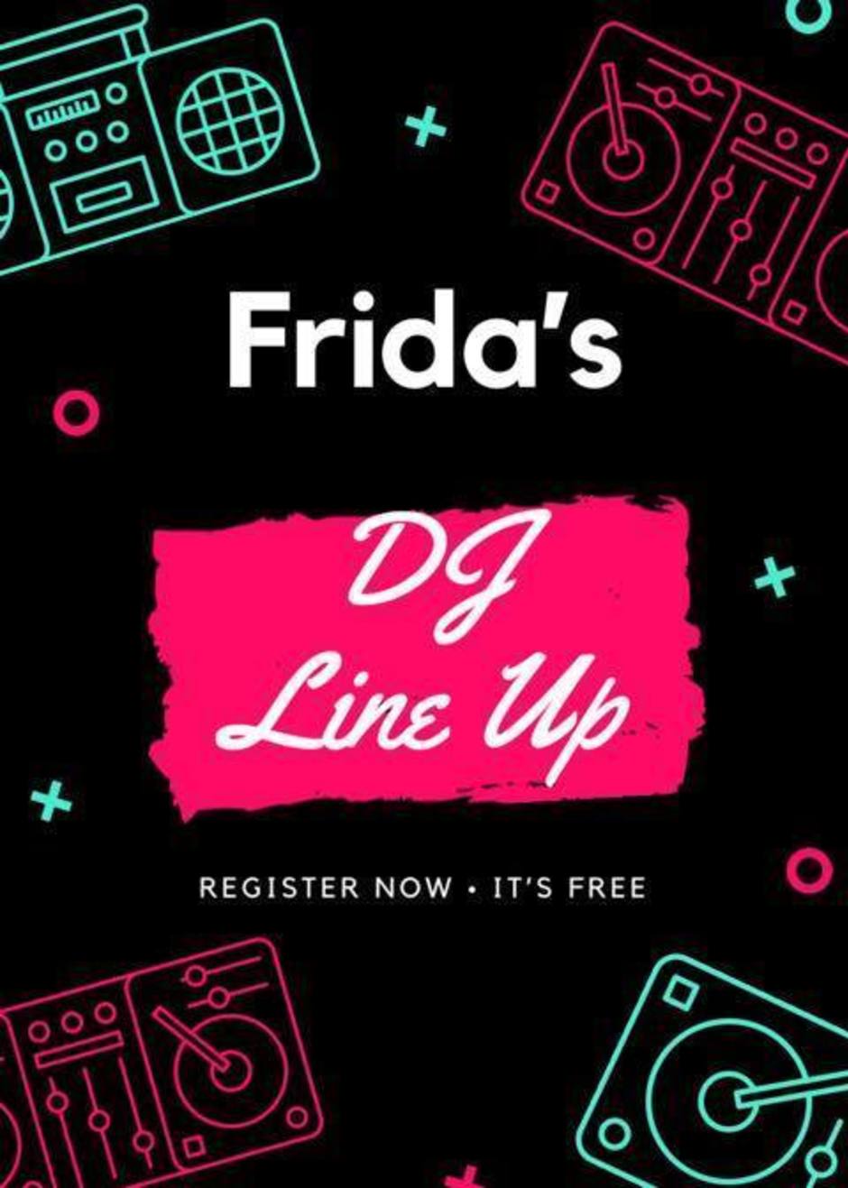 Gig at Frida Kahlo Berlin | 2018-06-08 – 2018-06-10 | DJs wanted